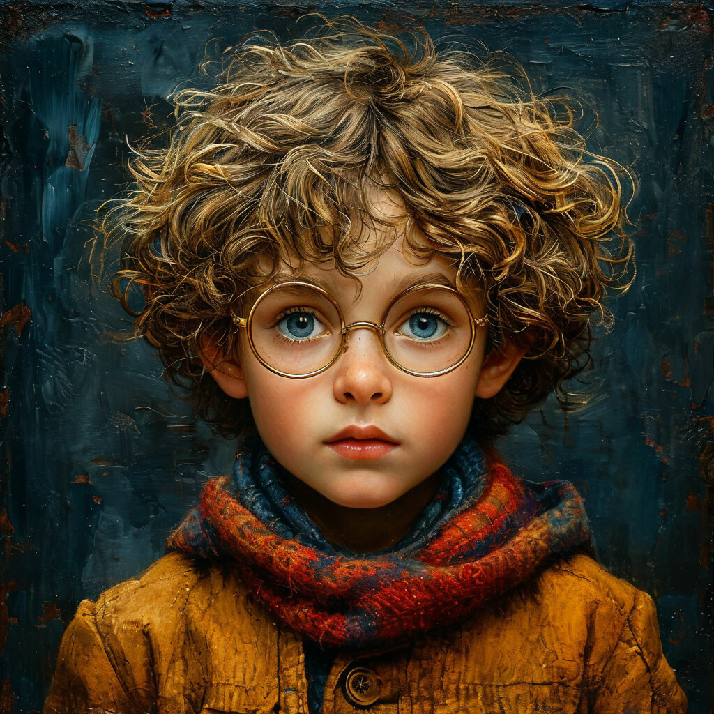 "Every child is a genius to some …" — image created in Shedevrum