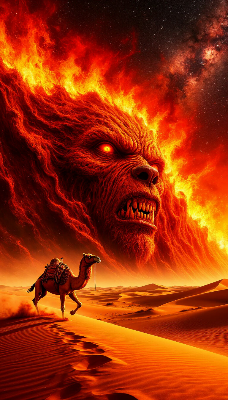 "The wall of fire, the face of fire, the horror is incredible Orange ...
