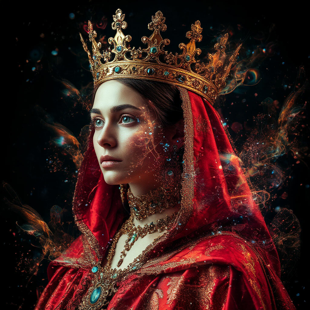 "Multiple exposure projection 5 D exposure in a fantasy microcosm ...