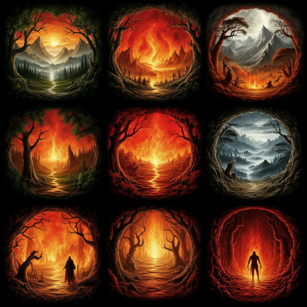 "Hot hell in the forest and mountains, all these phenomena are located ...