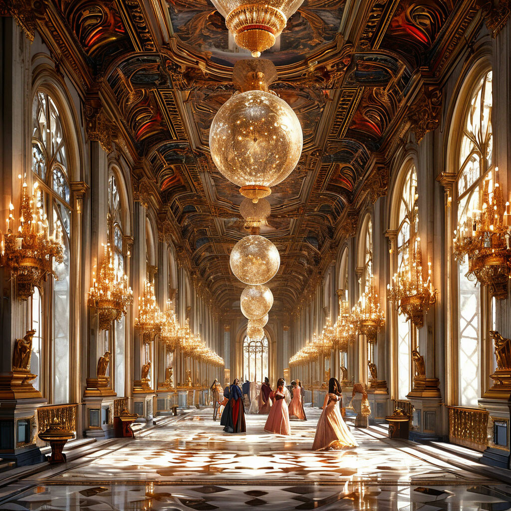 "The King's palace welcomes me with streams of music, exquisite smells ...