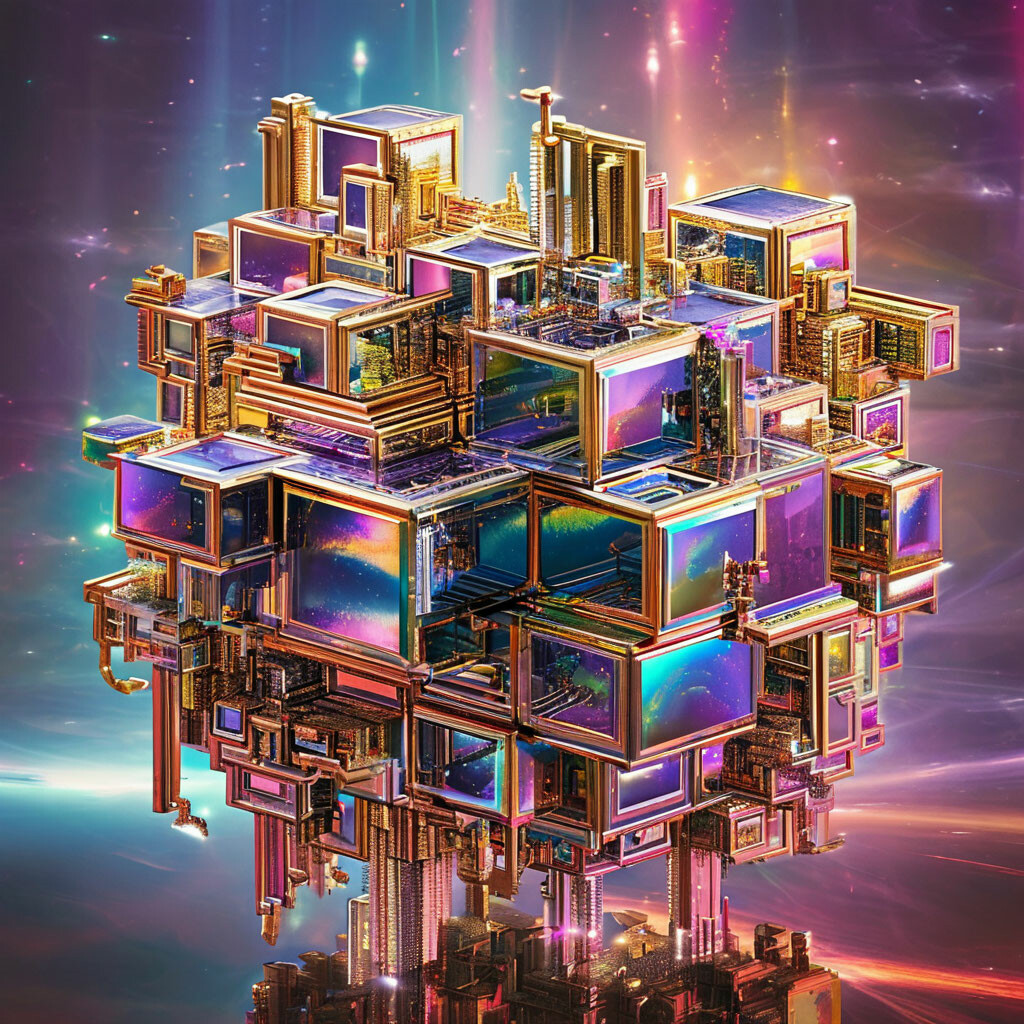 "Bismuth" — image created in Shedevrum