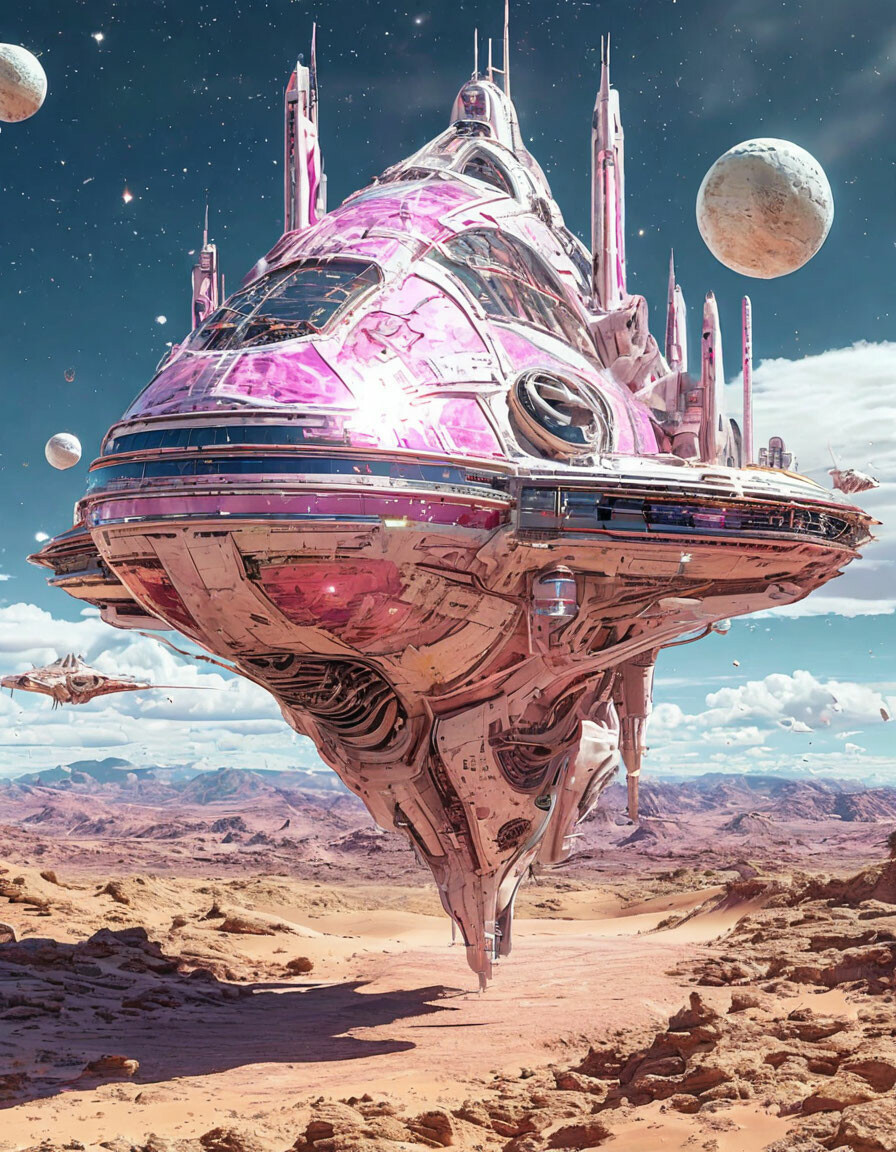 «🐳 fractal, pink marble neon, mesh …» — картинка создана в Шедевруме