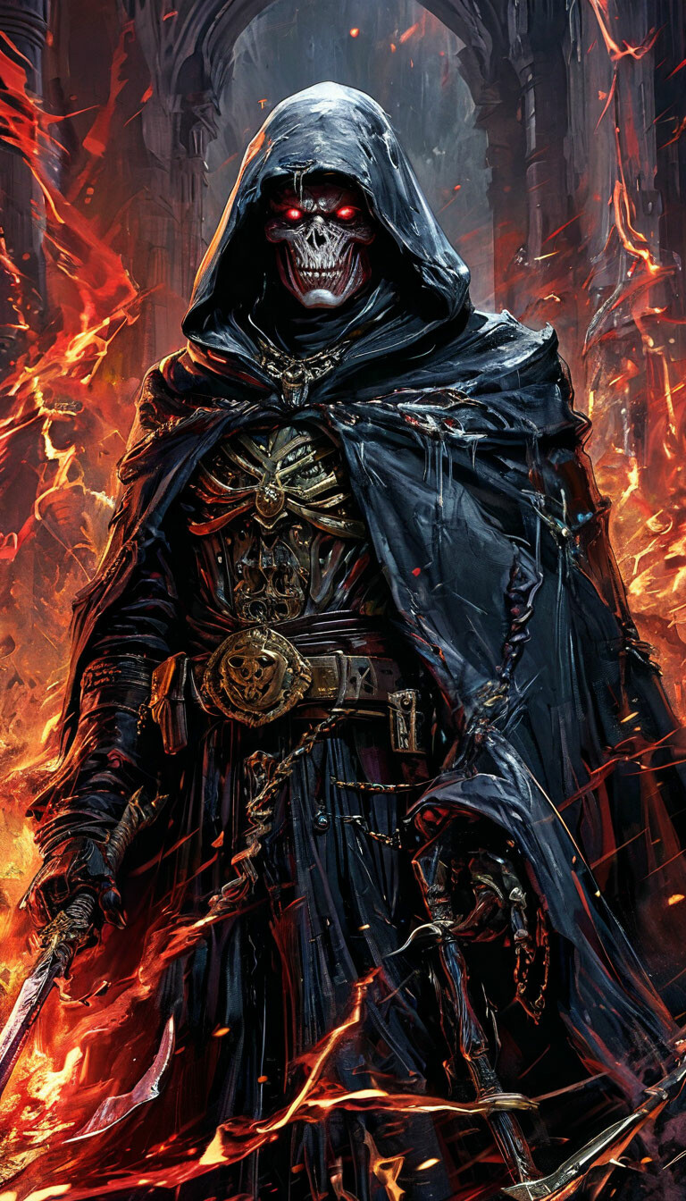 "Voldemort in the World of Warhammer 40,000 Enveloped in the energy of ...
