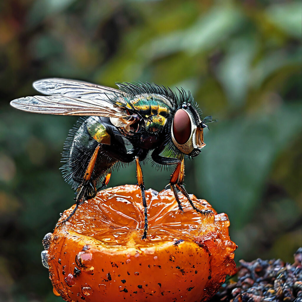 "A fly landed on the jam, that's the whole poem" — image created in ...