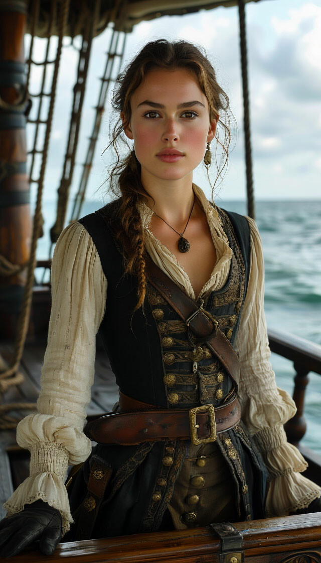 "Keira Knightley as Mis Swan from Pirates of the Caribbean, She is ...