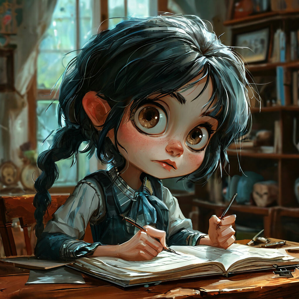 "I'M DOING MY HOMEWORK, I'LL BE GONE FOR 4 HOURS🤖" — image created in ...