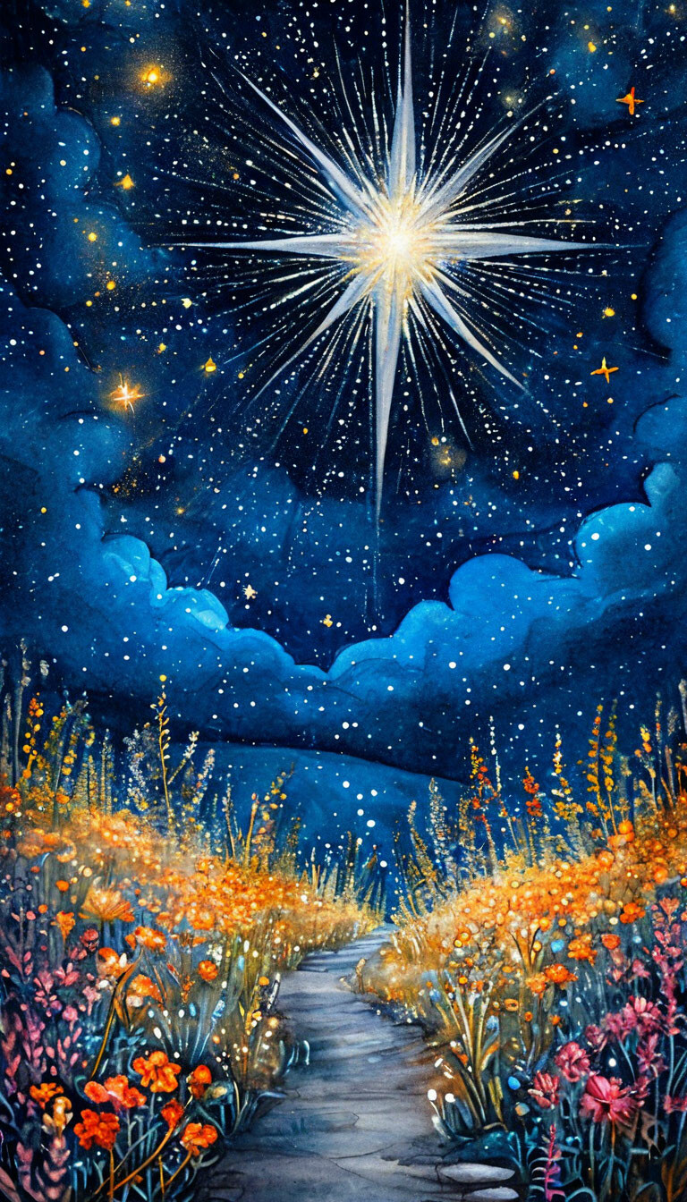 "It's a lonely light calling for you... a bright silver star in the ...