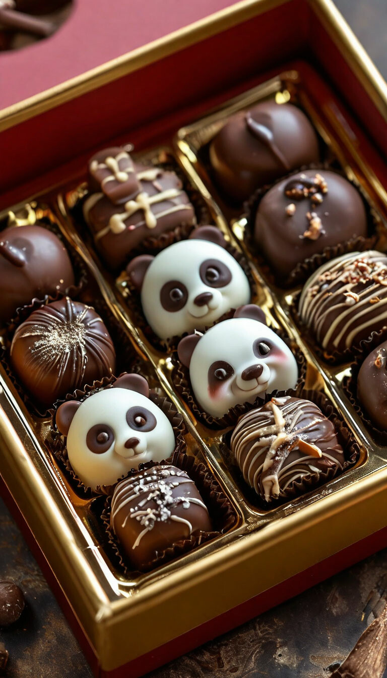 "Food foto a set of chocolates, bitter and milk chocolate, in the form ...