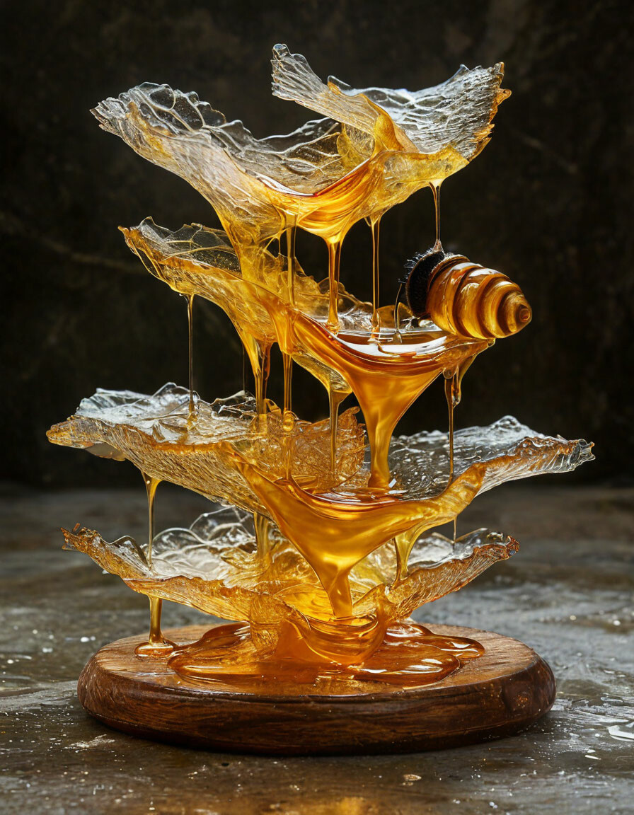 "Resin oil Honey balance balance ethereal aesthetics plasticine ...