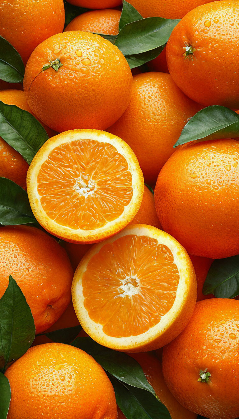 "Juicy oranges, detail, realism, double exposure" — image created in ...
