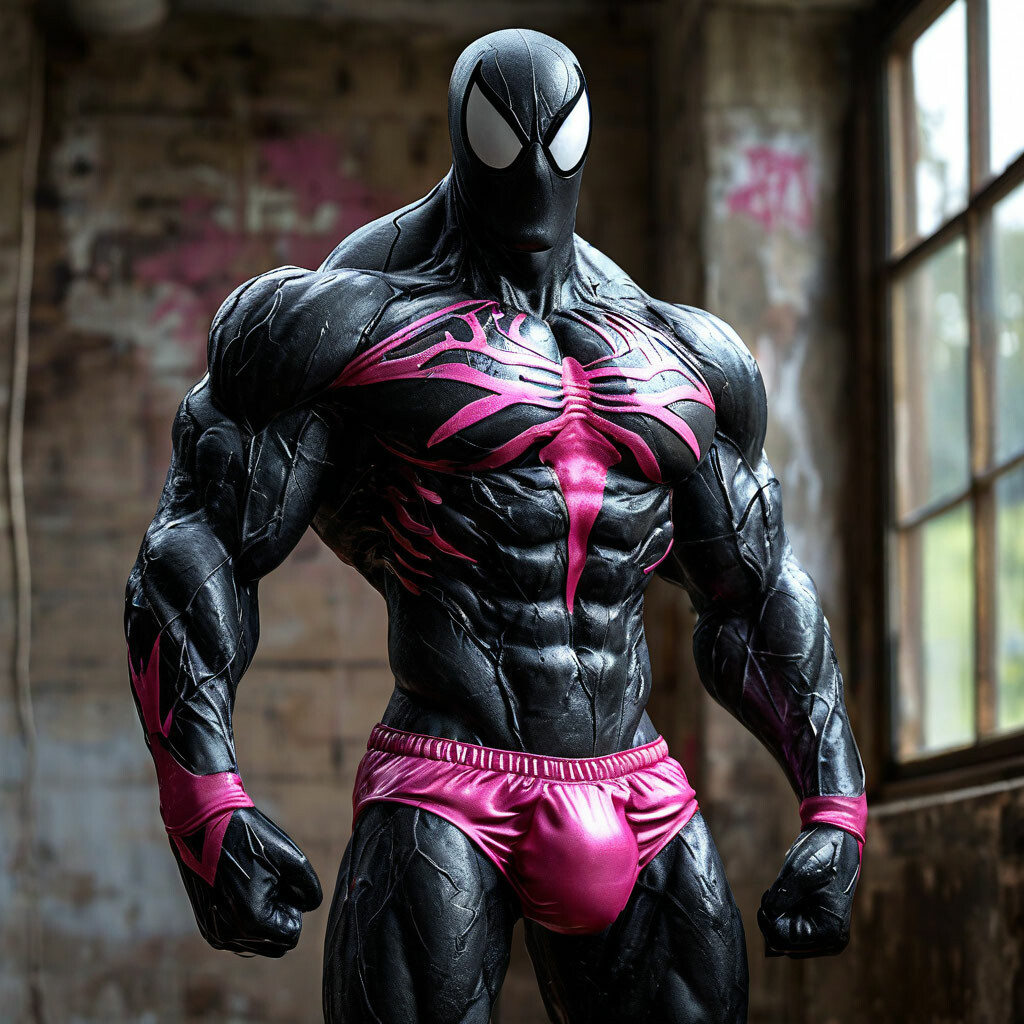 "Venom in pink panties, muscular and big, very perfect, Ultra hd ...