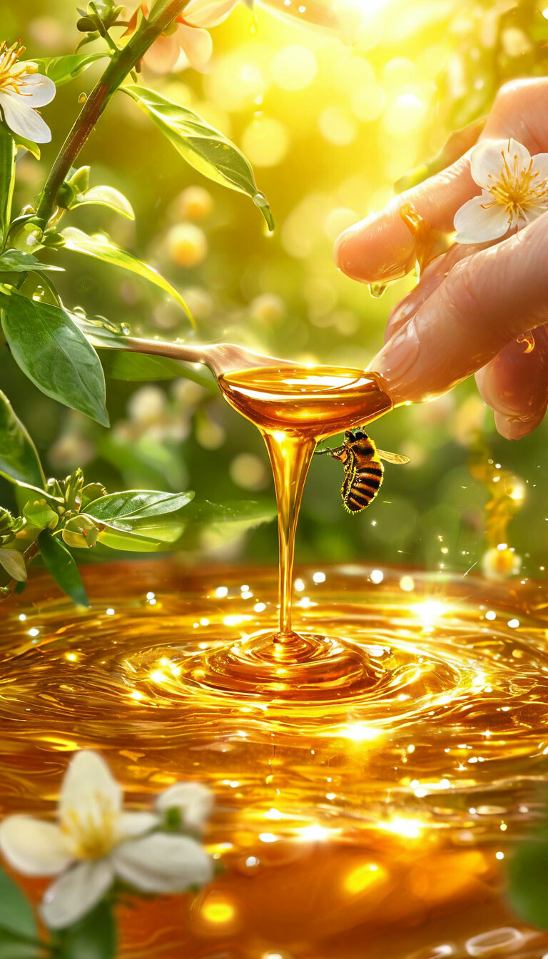 "A sea of sweet, thick, viscous, epoxy…" — image created in Shedevrum