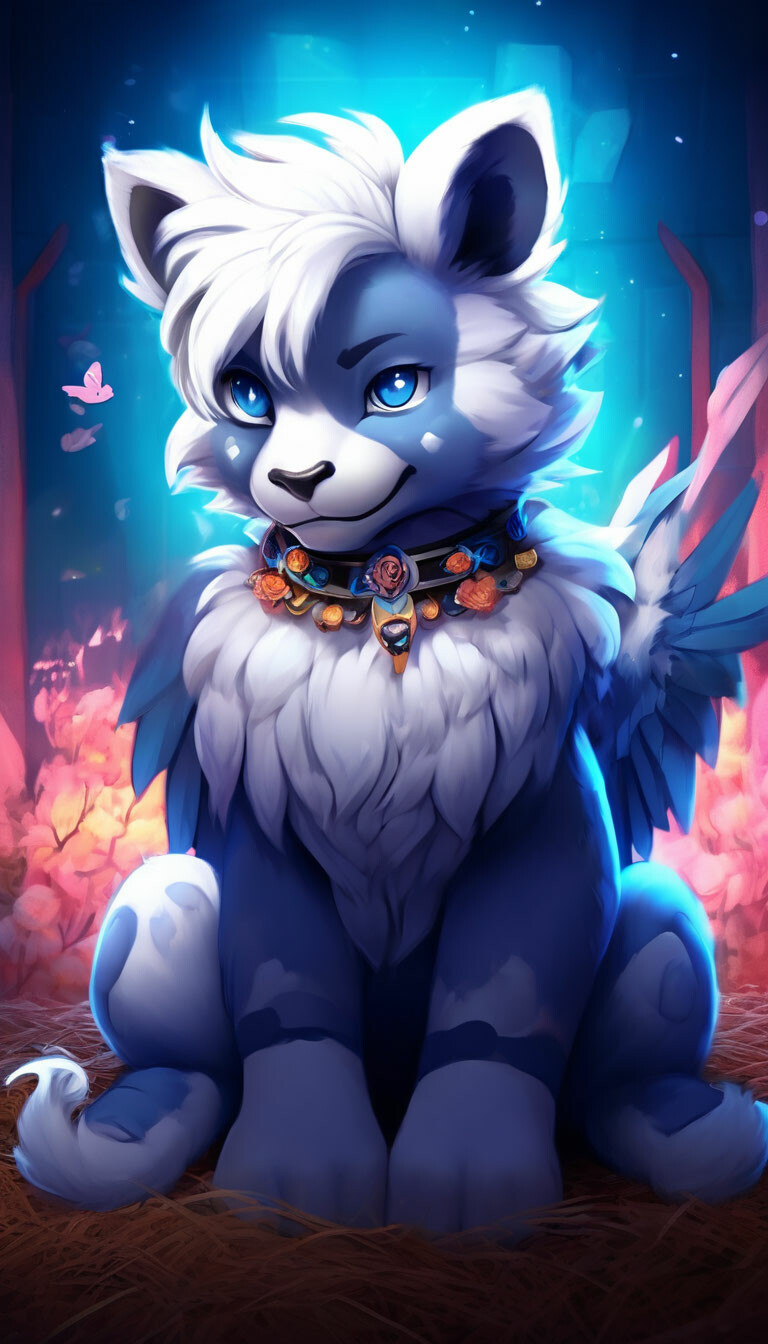 "Falvie, fabulously, fantasy,snow-white Pokemon-dragon-pony-lion-panda ...