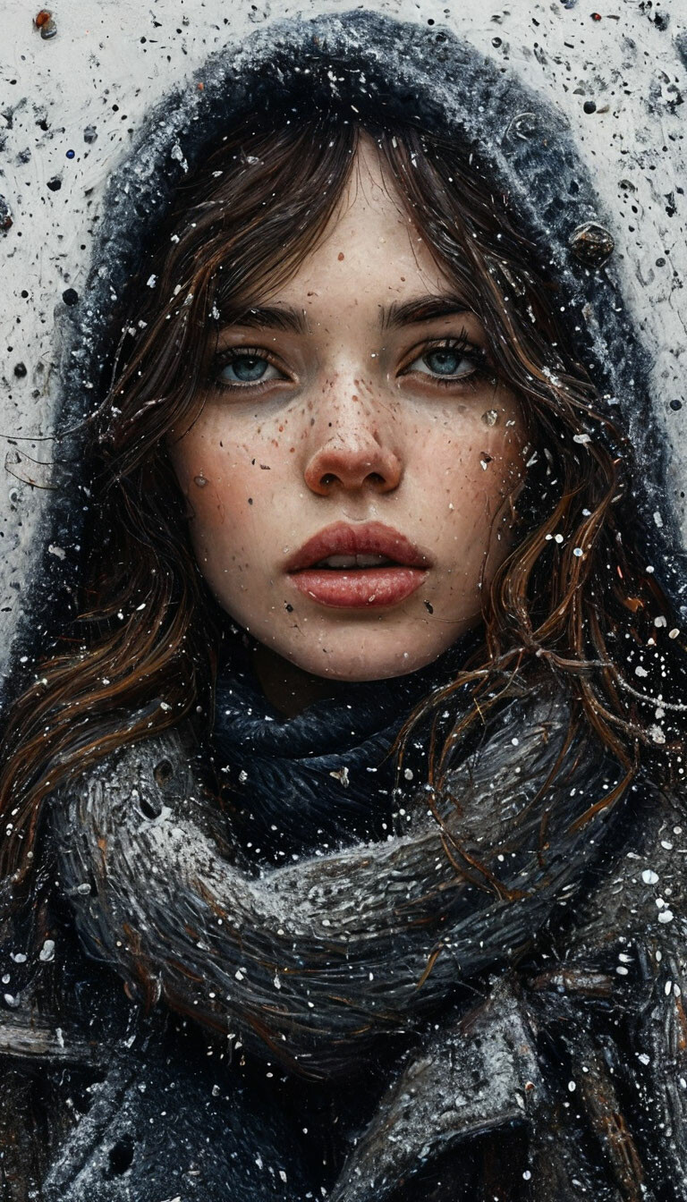 "Contemporary art style shocking, emotional saturation and artistic ...