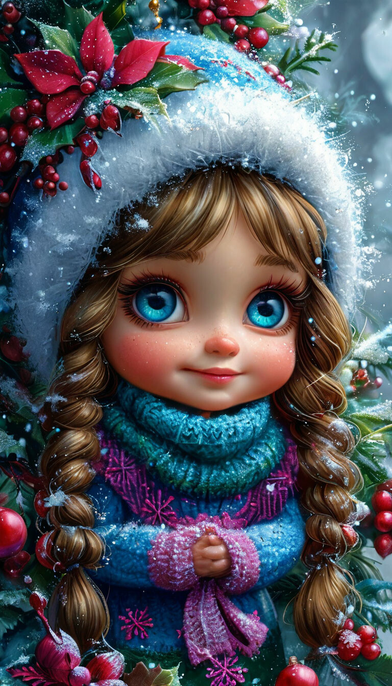 "🎁 para todos de @SK ¡Feliz Navidad…" — imagen creada en Shedevrum