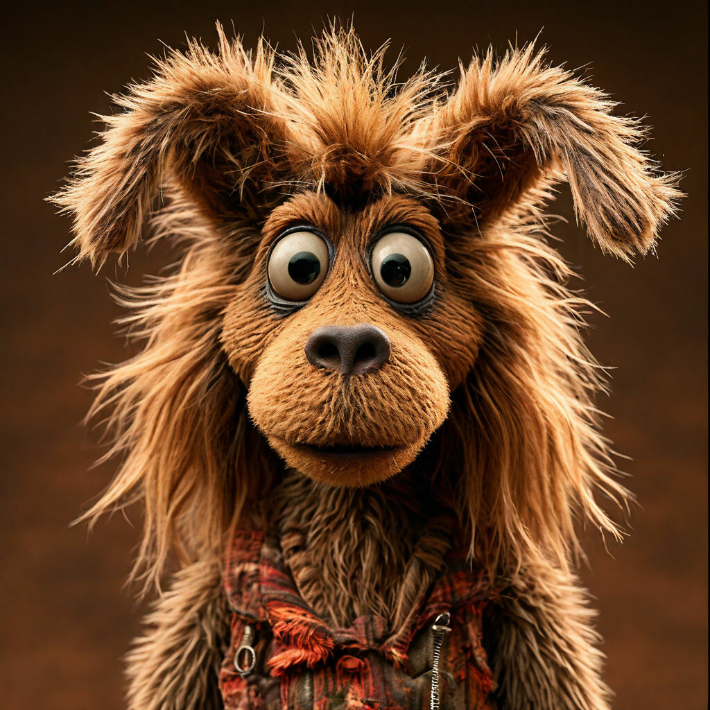 "Alf, a hairy, long-haired alien alien from the American TV series Alf ...