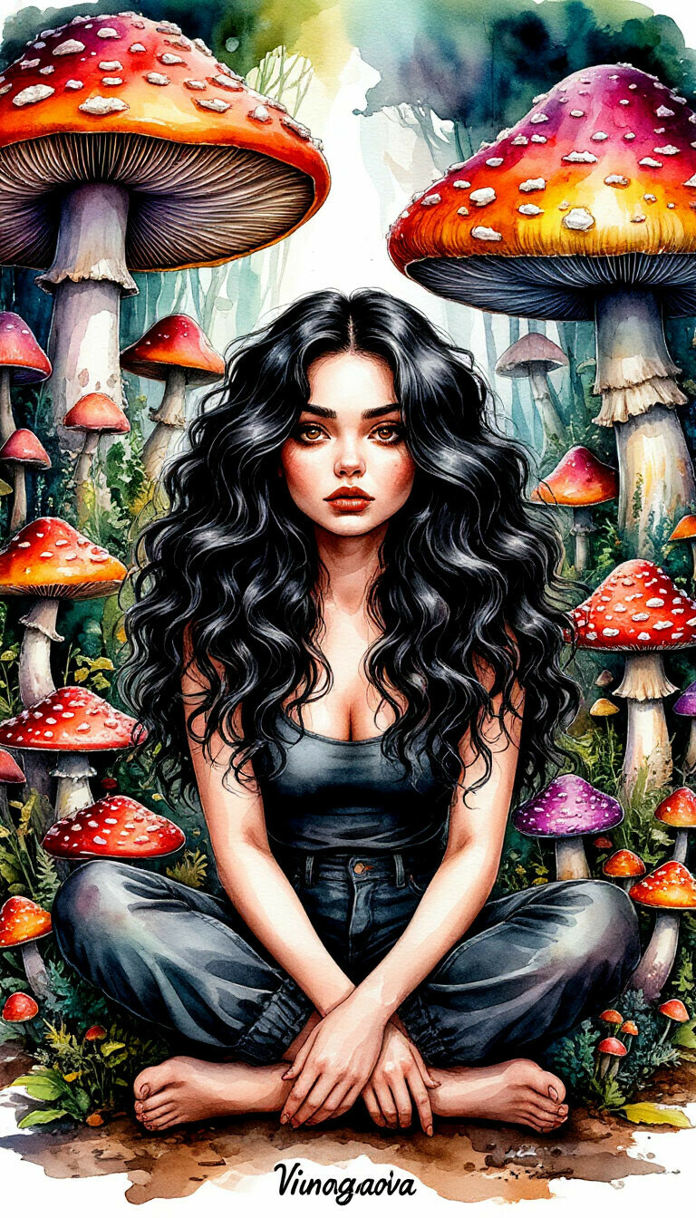 " animatronics Pretty woman,round face, wavy black hair,long fluffy ...