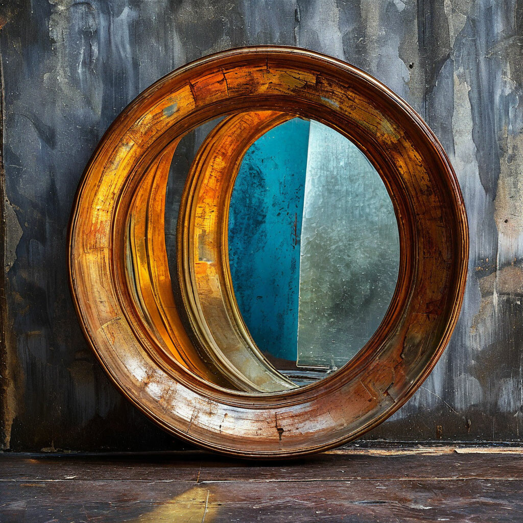 ", Looking Glass curved mirrors Matrix color and shadow professional ...