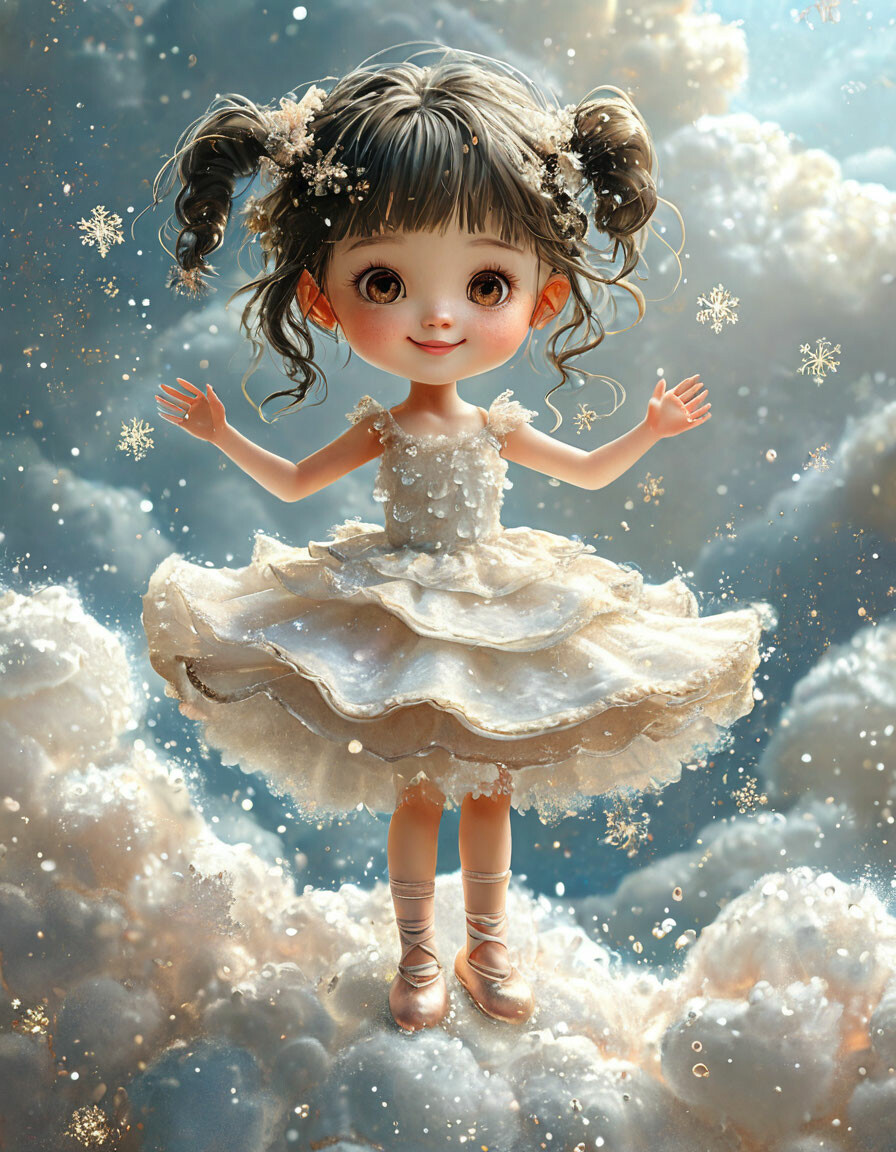 "A beautiful, gentle, sweet, mischievous chibi girl,Ayano Imai style ...