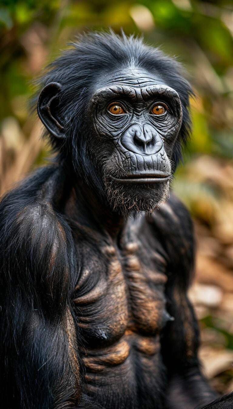 "Australopithecus photograph, full-length real photo, cinematic ...