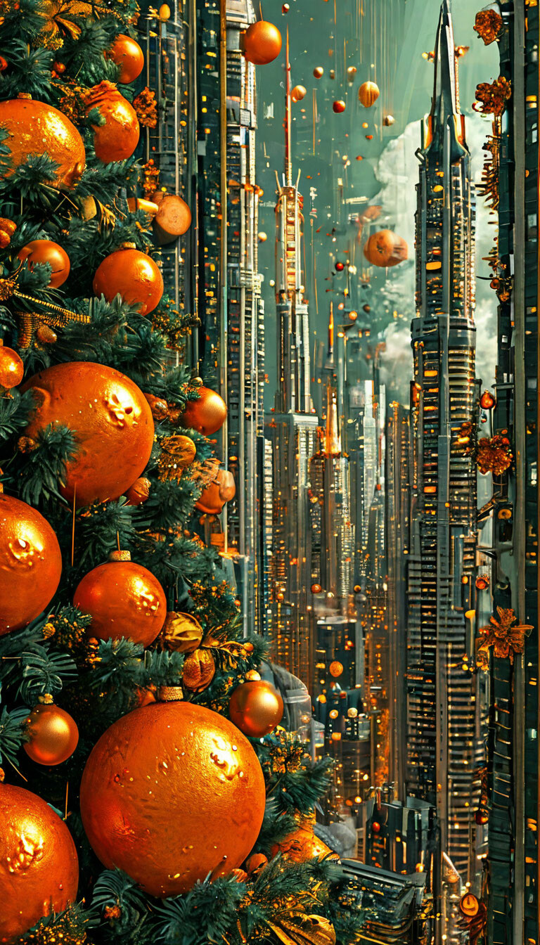 "Silver and gold on orange-green through the lens of stereometry ...