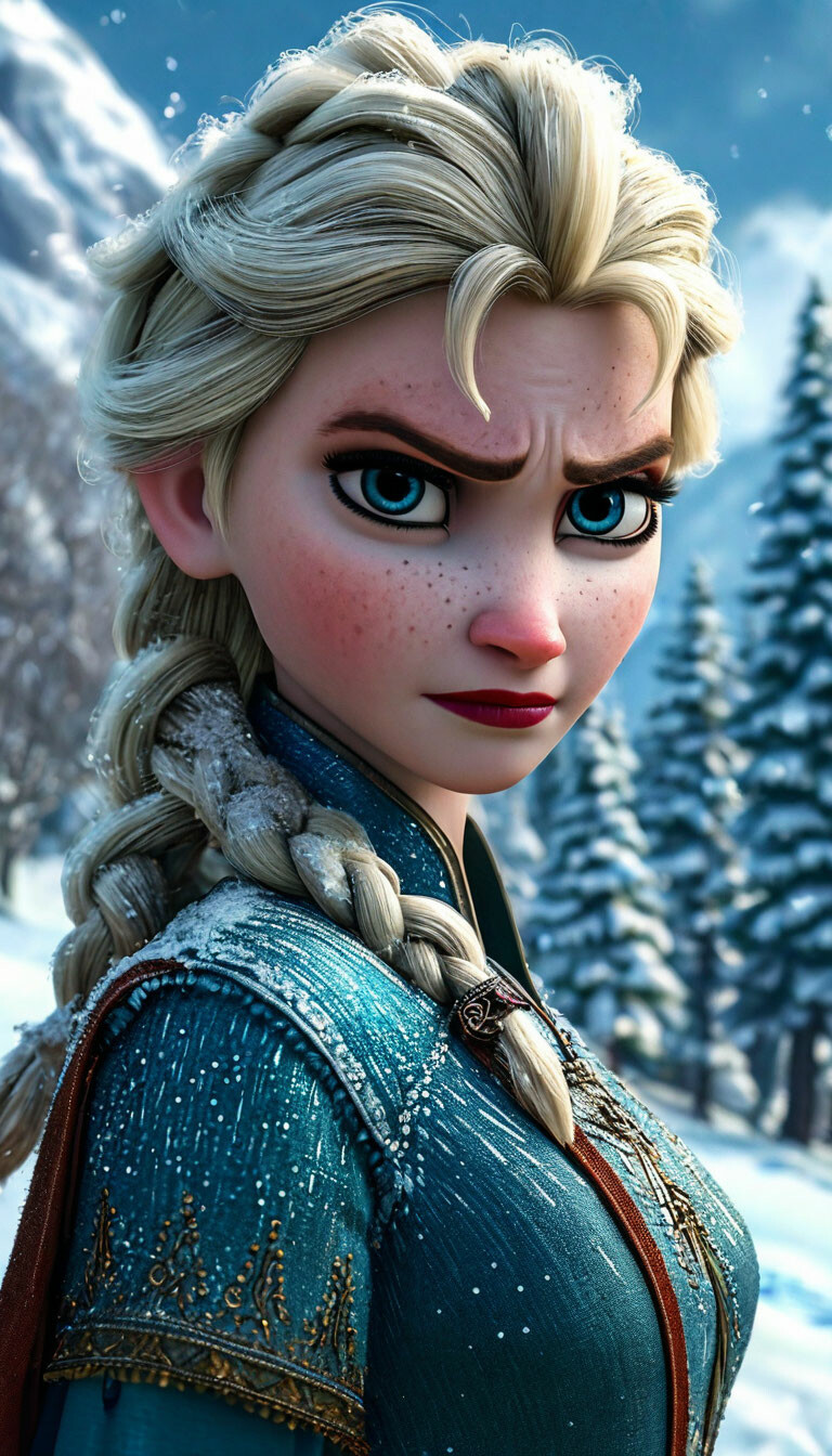"The serious Elsa from the Braveheart cartoon, if she were a real ...