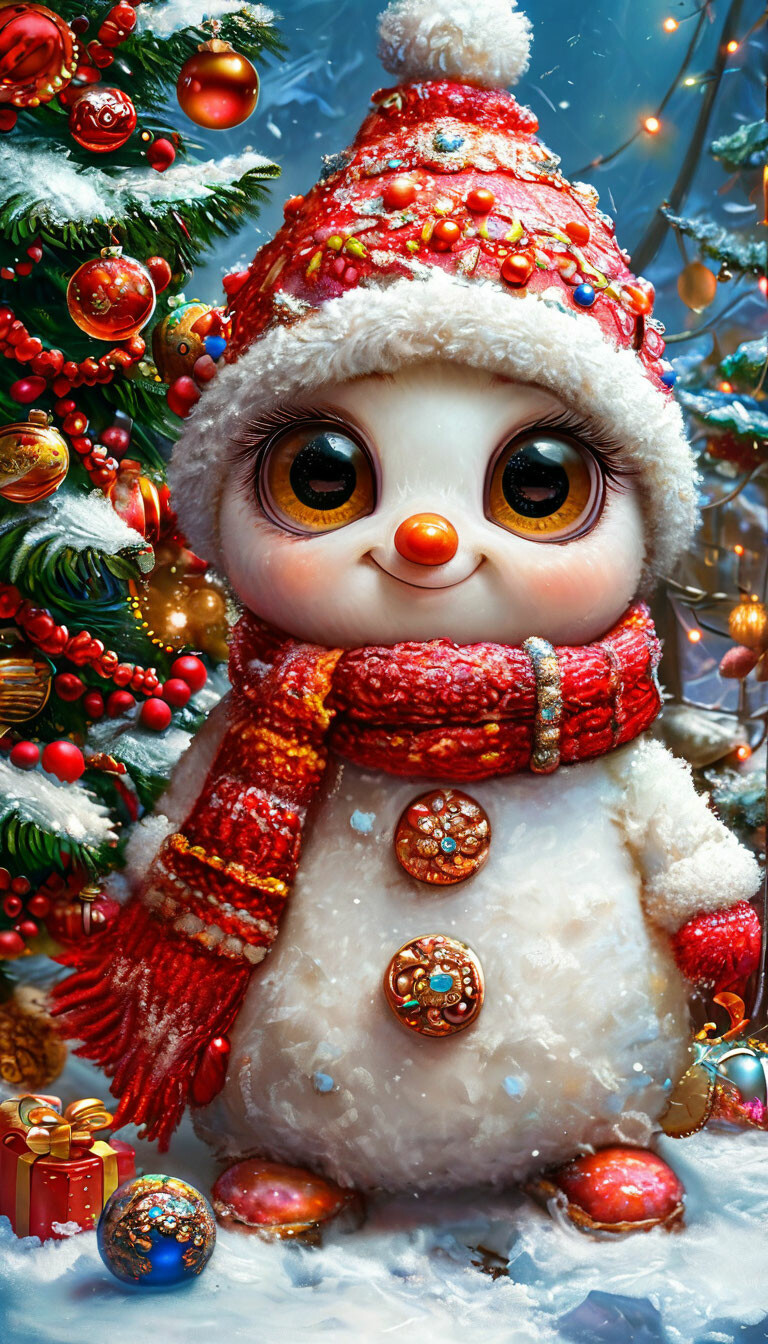 "A cute fairy-tale creature, huge.eyes, surrealism, space.beautiful ...