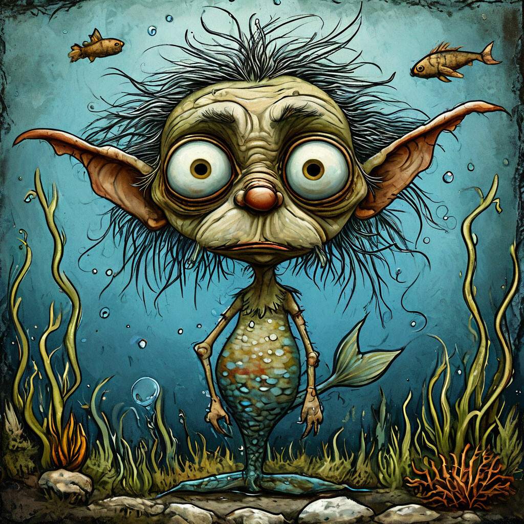 "Tim Burton's style is caricature, …" — image created in Shedevrum