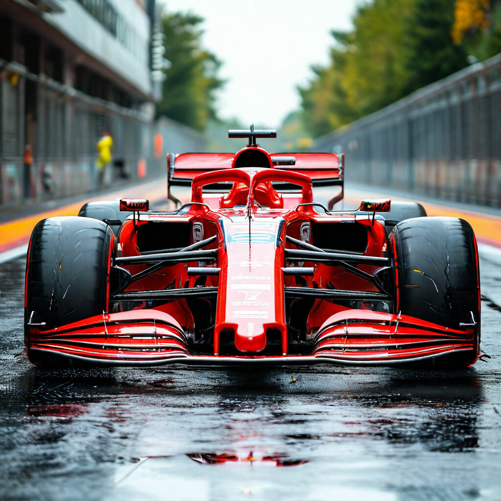 "Surer Hyper racing car Formula 2" — image created in Shedevrum