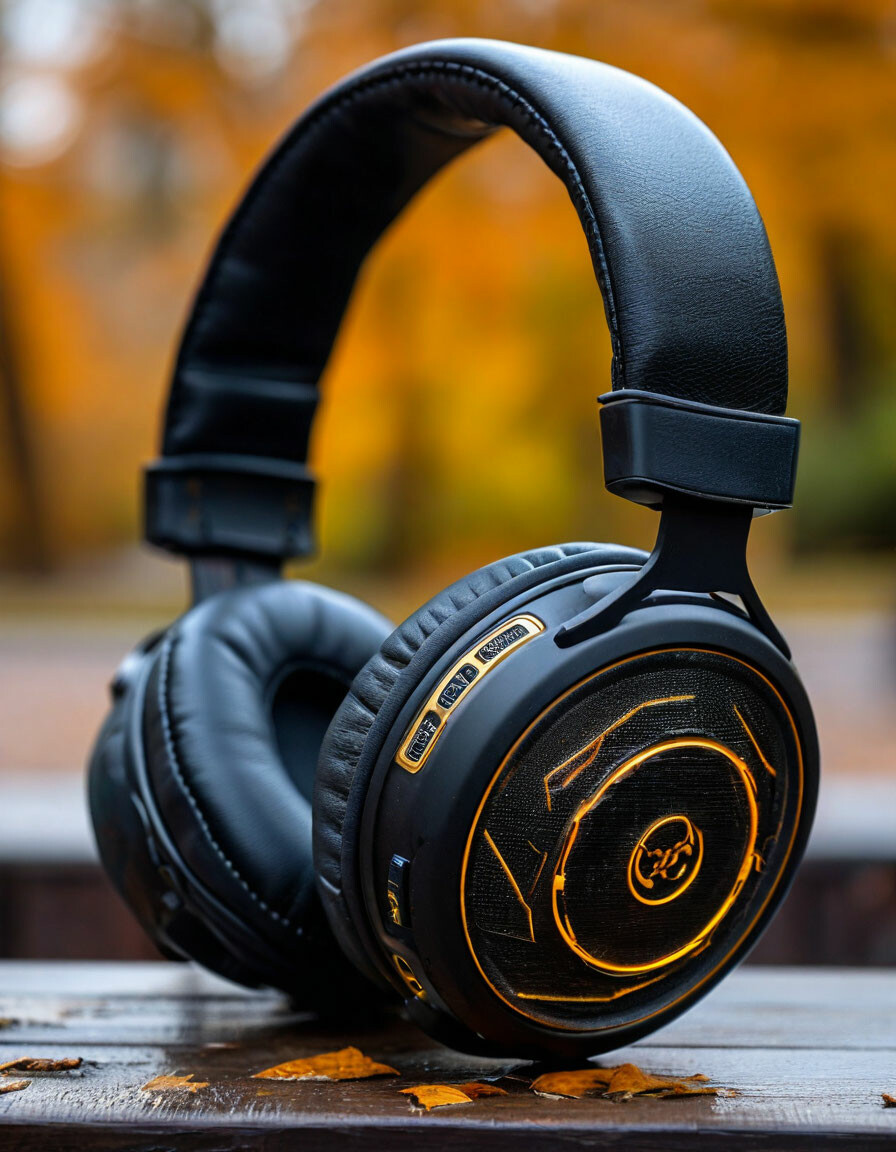 "The coolest headphones in the world. …" — image created in Shedevrum