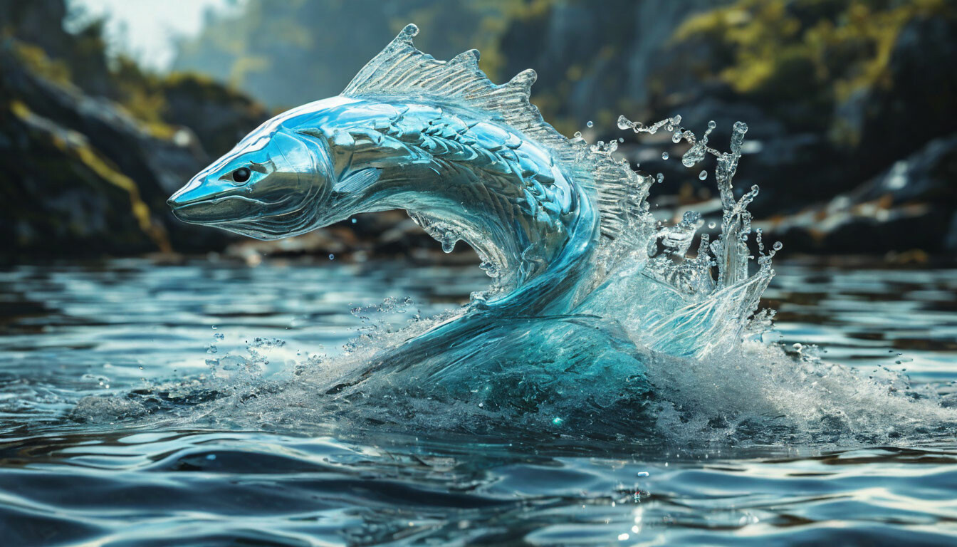 "The Water Elemental: Water elementals…" — image created in Shedevrum