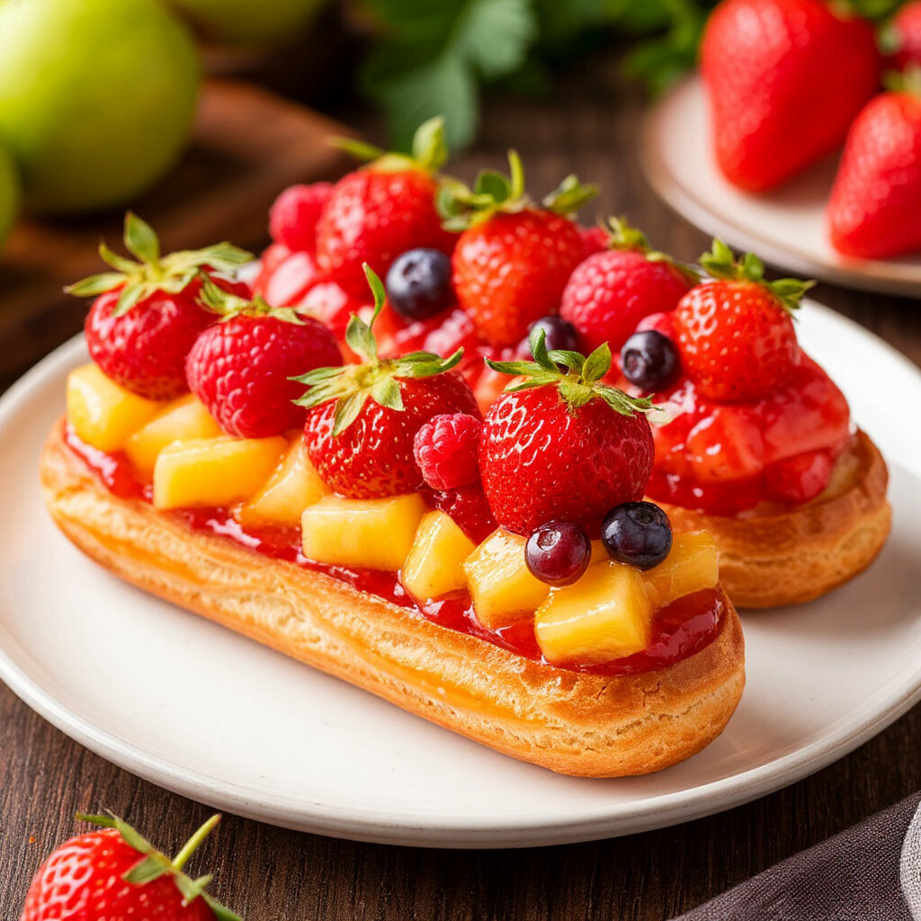 "Fruit eclair Order "🐹"" — image created in Shedevrum