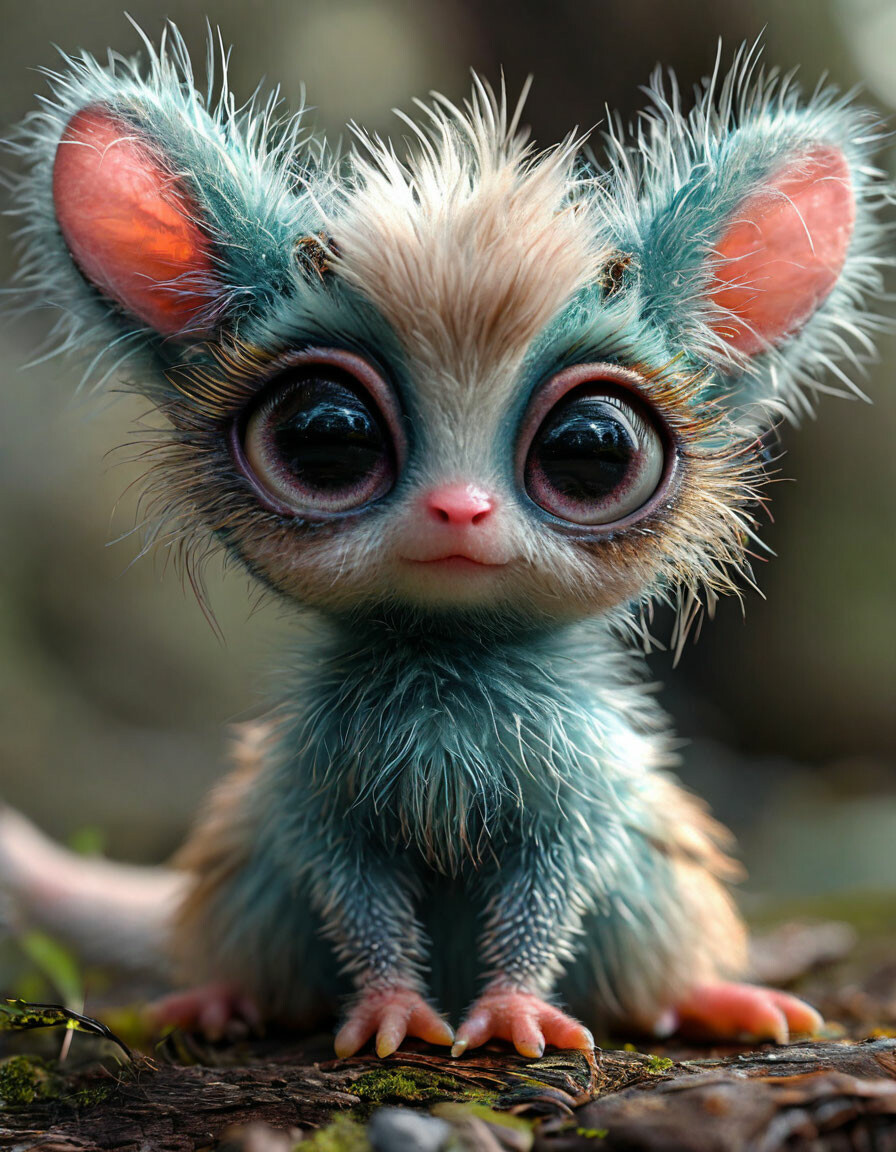 "The sweetest very fluffy funny flying alien creature soft down long ...