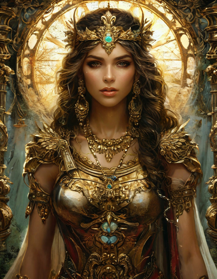 "Hera is the patron goddess of …" — image created in Shedevrum