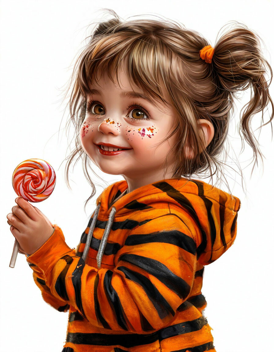 "Isolated white background. mimic, …" — image created in Shedevrum