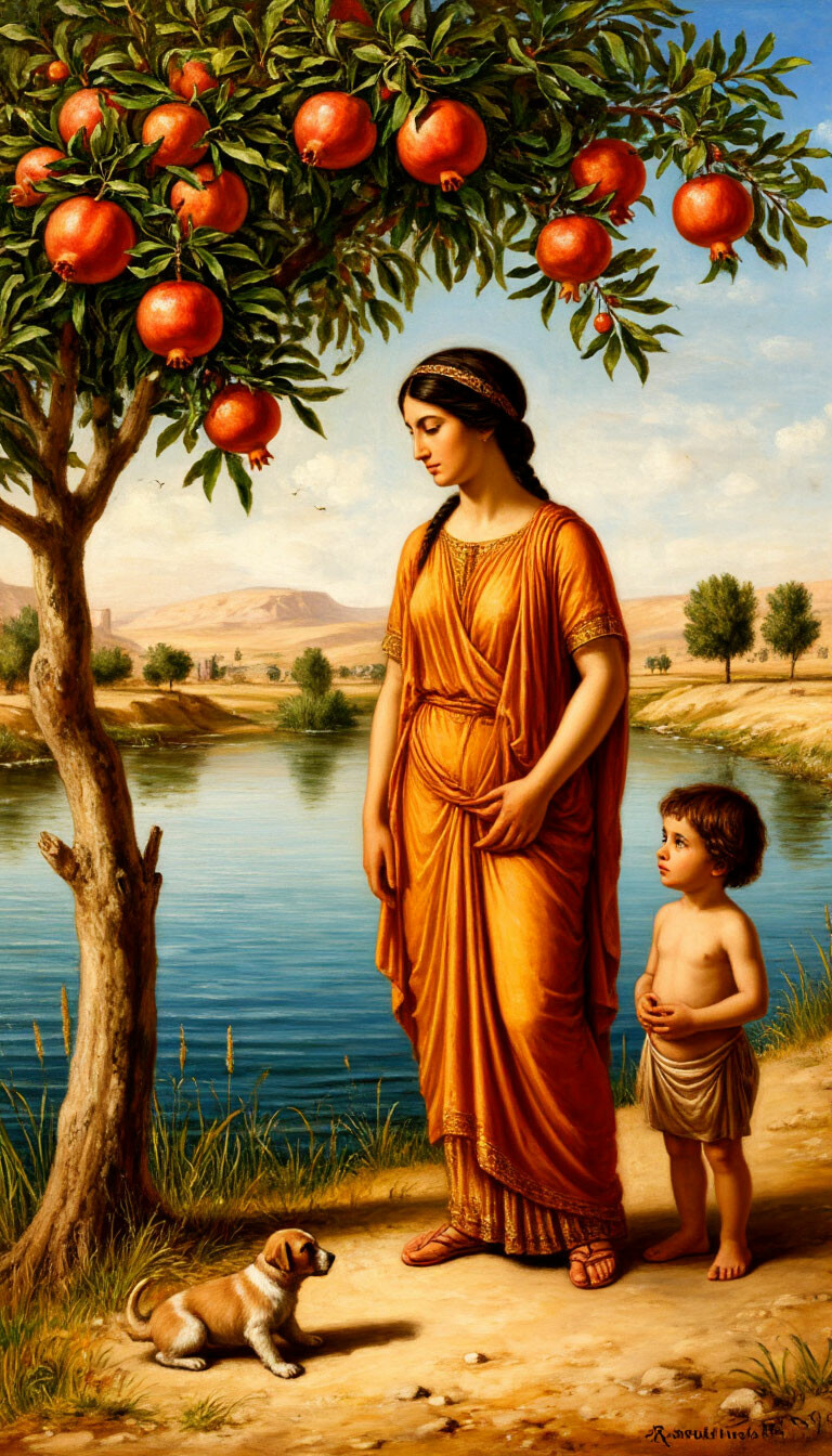 "Rembrandt painting: Mesopotamia 4,000 years ago, maadanka (Sumerian ...