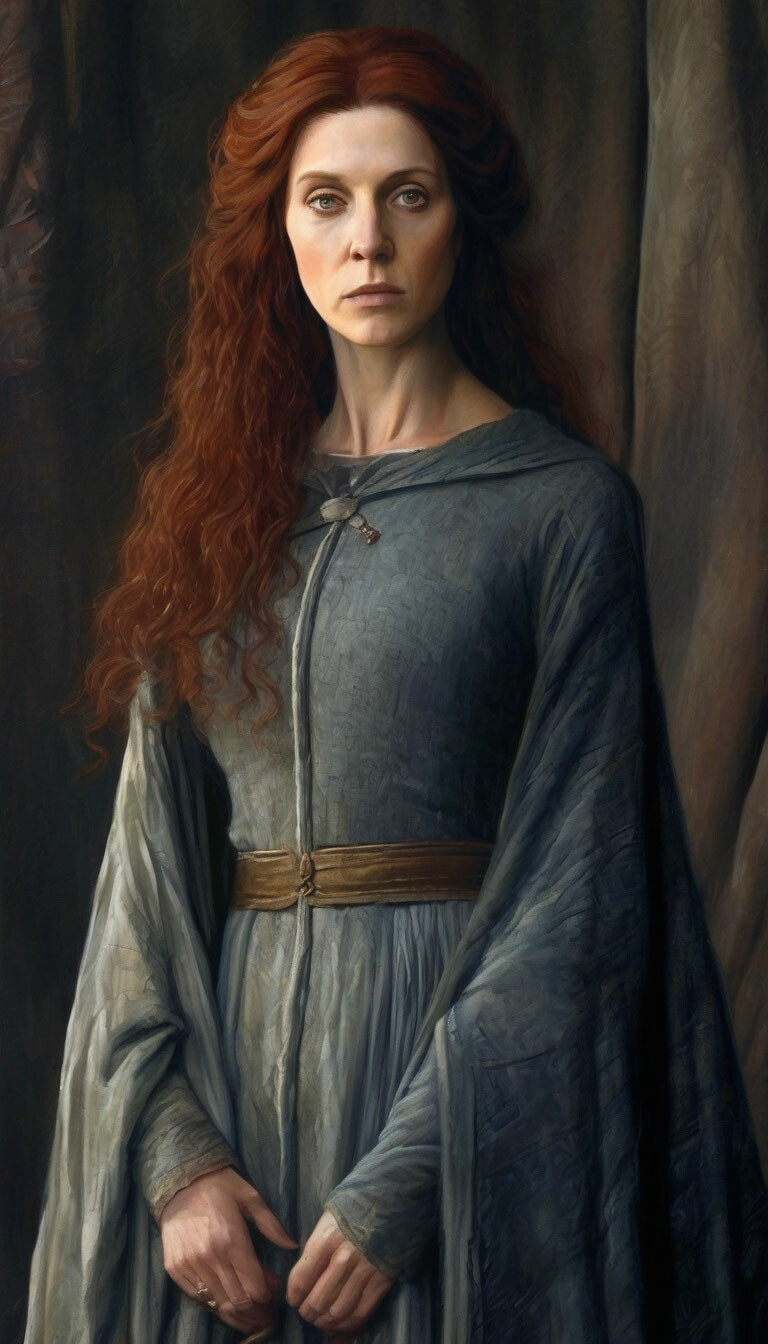 "⌛ Lady Catelyn Stark, Martin; tempera, high resolution, high detail ...