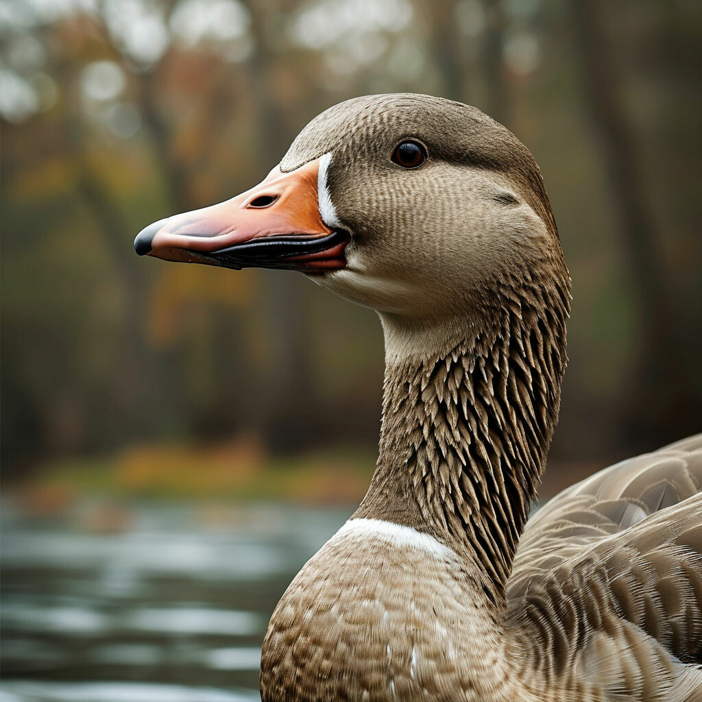 "Goose bite" — image created in Shedevrum