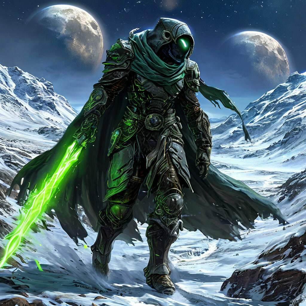 "Zeratul from Starcraft, with an …" — image created in Shedevrum