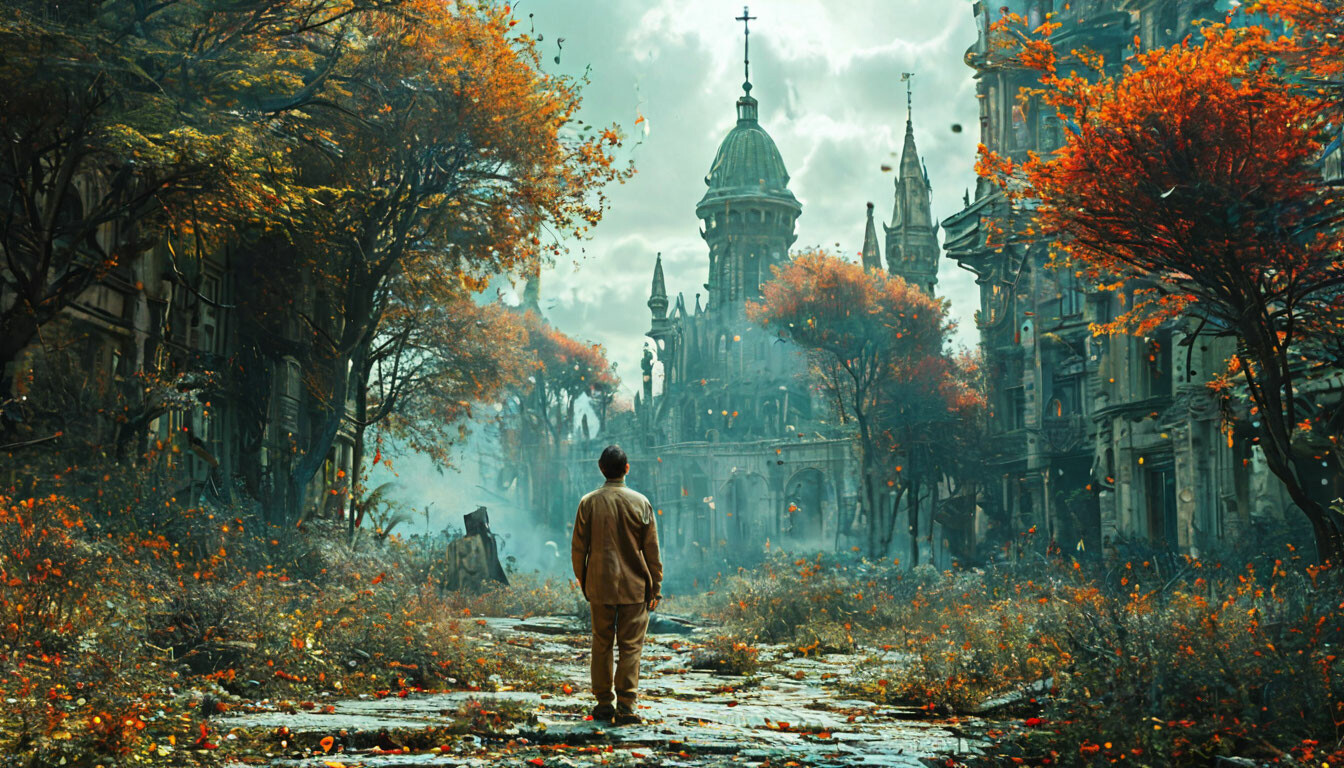 "A shot from a strange dream in a state of delirium." — image created ...