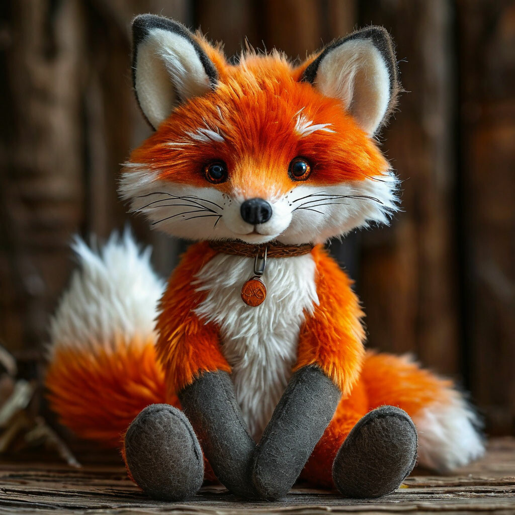 "A Toy for Xenia Fox. Cute plush fox toy, plush, beautiful ...