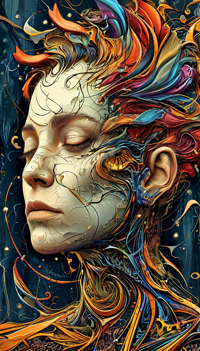 "A psychosomatic abstraction based on a vector graphics model" — image ...