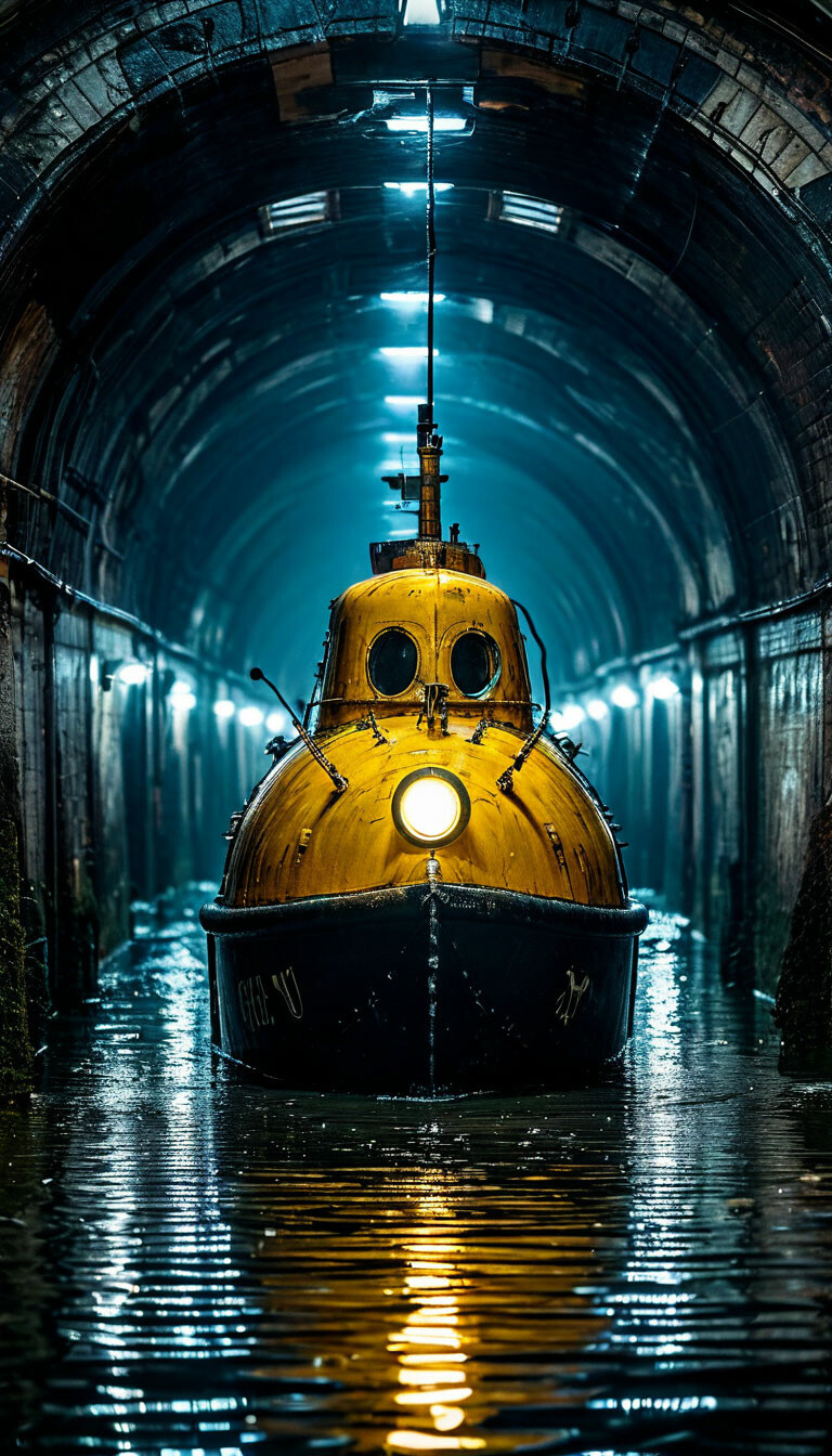 "Morlock Night, Kevin Jeter collage, …" — image created in Shedevrum