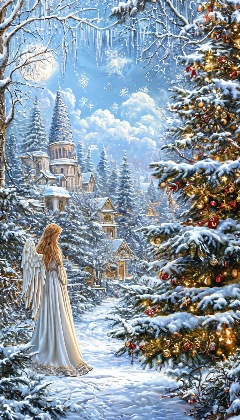 "Wallpaper. winter rhapsody. a …" — image created in Shedevrum