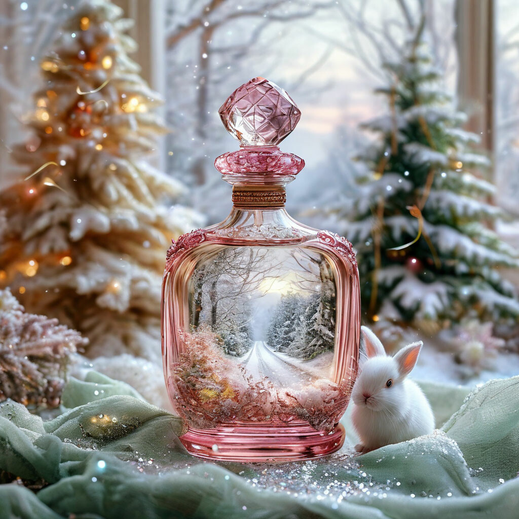 ". a microcosm in a perfume bottle. a …" — image created in Shedevrum