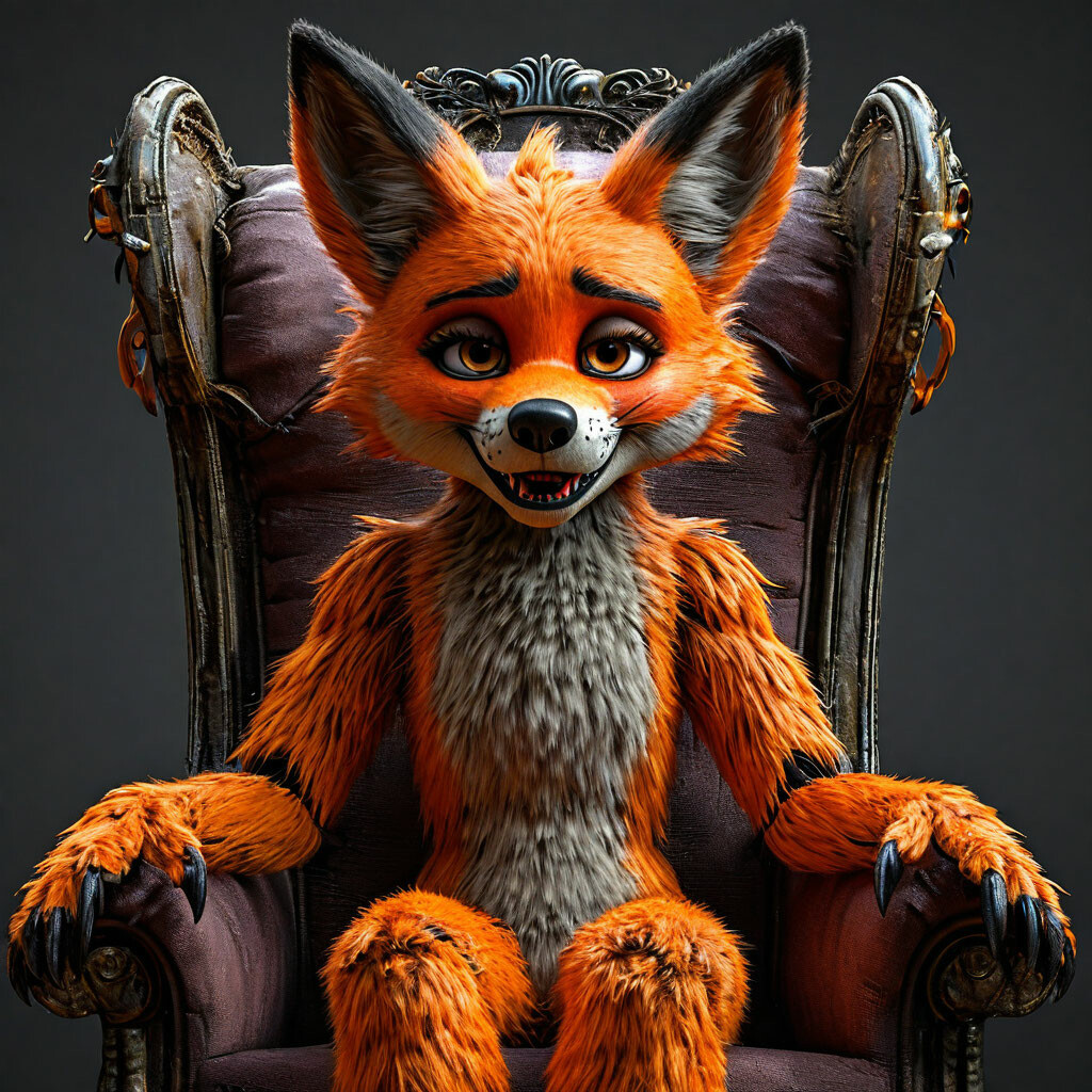 "La idea fue tomada de FNAF love, …" — imagen creada en Shedevrum