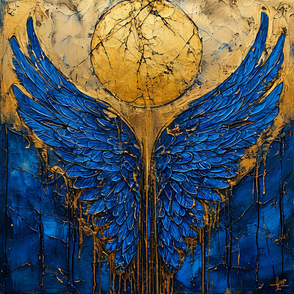 "Painting, pain,soul, wings, neo-…" — image created in Shedevrum