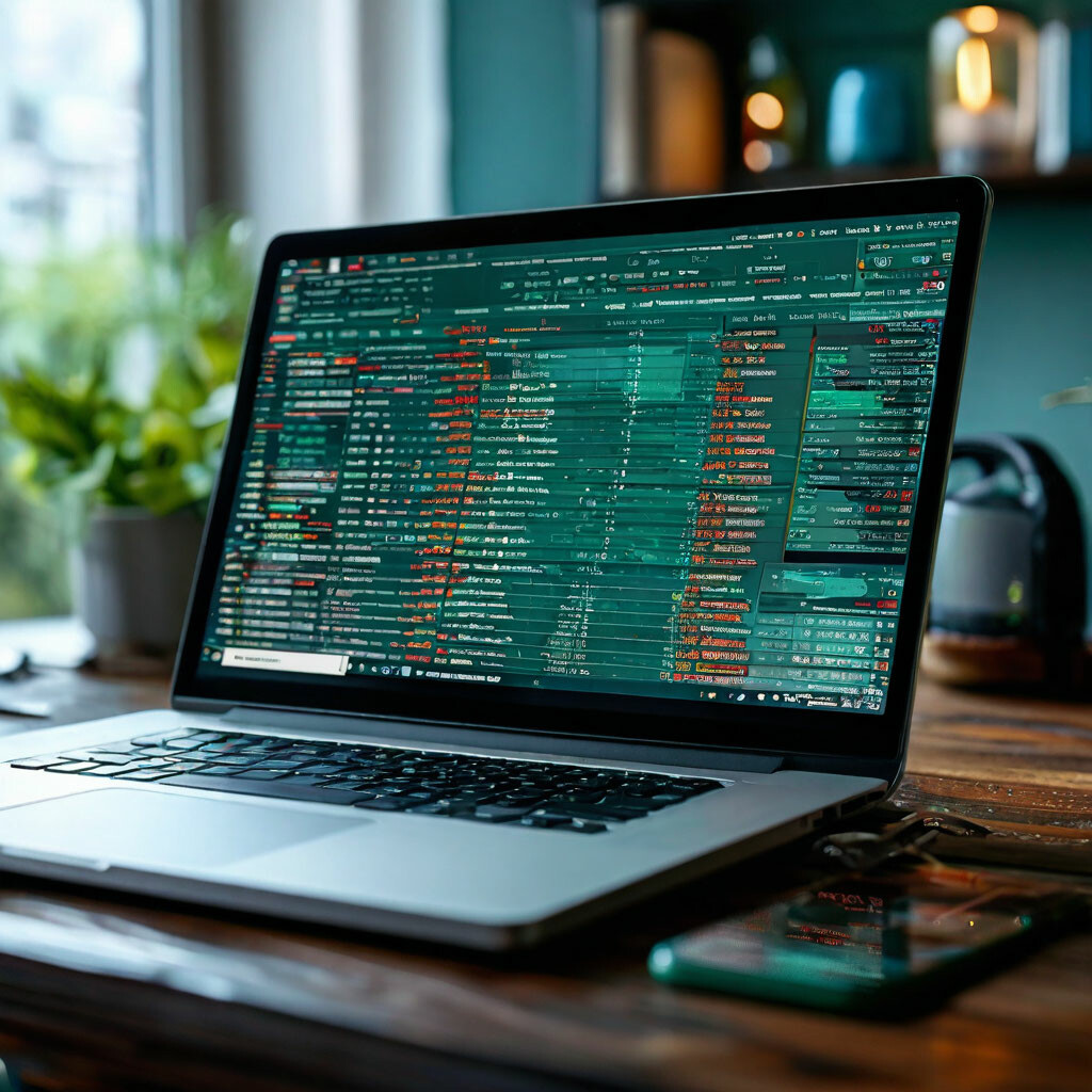 "Kaspersky computer protection" — image created in Shedevrum
