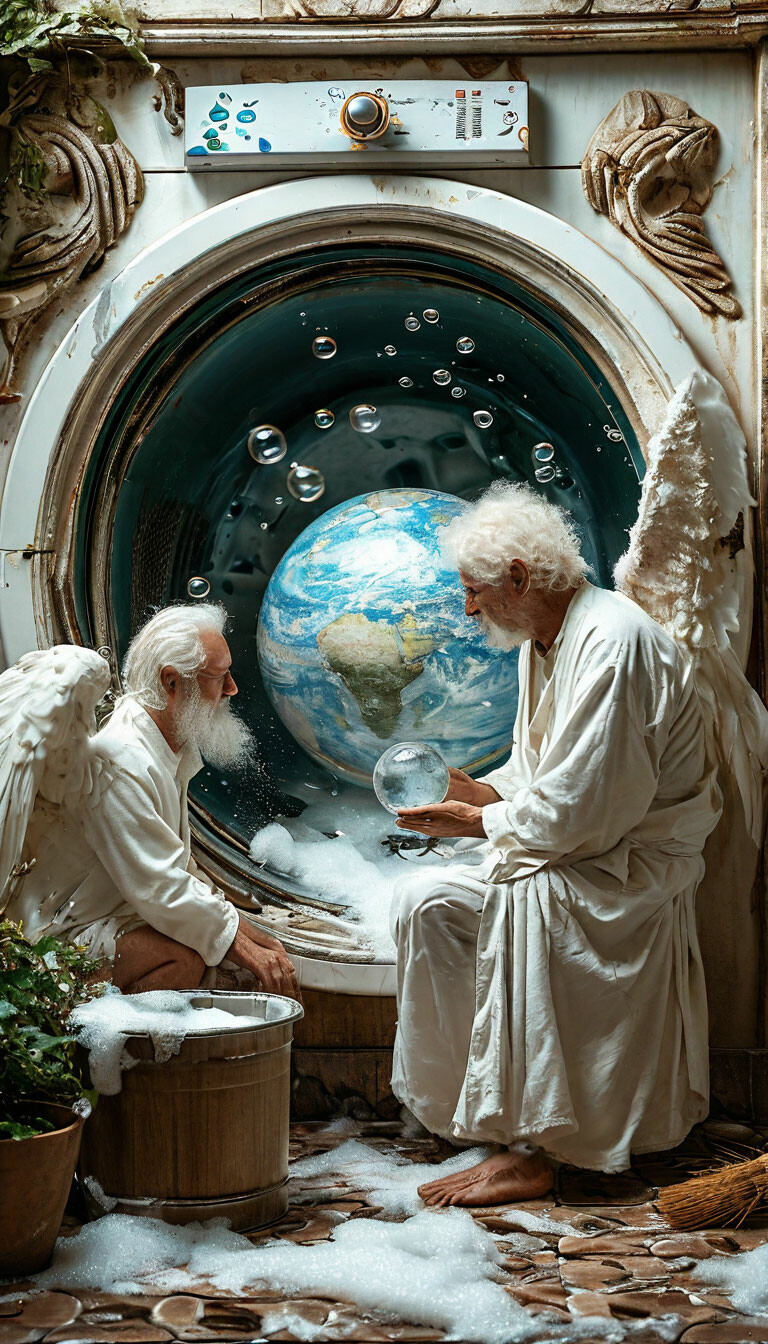 "Clean Land 🌎 professional …" — image created in Shedevrum